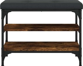 vidaXL Lavice s botníkem 62 x 32 x 47 cm kompozitní dřevo [835154] Barva: dub sonoma