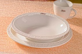 Paramit Lísteček polévkový talíř bílý 22 cm