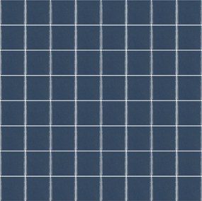 Hisbalit Skleněná mozaika modrá Mozaika 319B MAT 4x4  4x4 (32x32) cm - 40319BMH