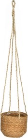 Závěsný květináč Woven Seagrass 16 cm Garden Trading