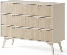 PSK Komoda NATURAL, Písková/Scandi 106 cm
