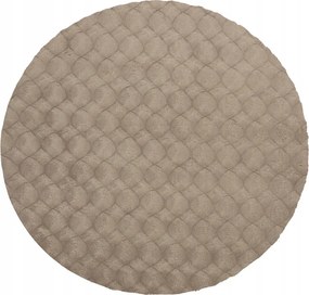 120x120 (průměr) kruh Kusový koberec Diamond Cut 800 Taupe kruh