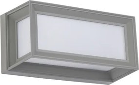 Brilagi - LED Venkovní nást. svítidlo se senzorem PARKER LED/12W/230V šedá IP44