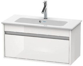 Duravit Ketho - Umyvadlová skříňka Compact 41x80x39 cm, 1 zásuvka, lesklá bílá KT642302222