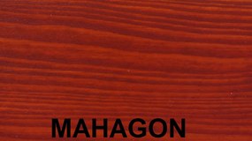 Krajča Dřevěná zahradní sestava SIENA - 4 díly, polstry v ceně Povrchová úprava: Mahagon