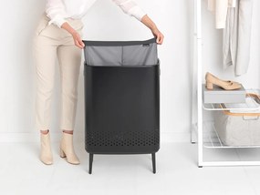 Brabantia Koš na prádlo Bo 2x45L černá