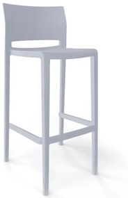 GABER - Barová židle BAKHITA - vysoká, šedá