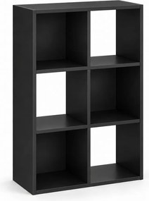 Regál Sinde 2x3, černá