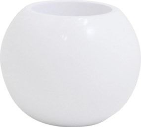 Premium Globe květinový obal White Rozměry: 40 cm průměr x 32 cm výška