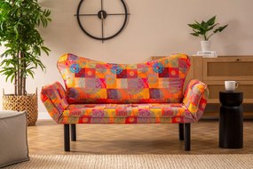 Atelier del Sofa 2-místná pohovka Chatto - Patchwork, Vícebarevná