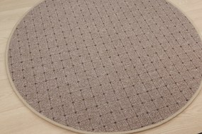 Condor Carpets, AKCE: 400x400 (průměr) kruh cm Kusový koberec Udinese béžový new kruh, béžová, chodba / předsíň