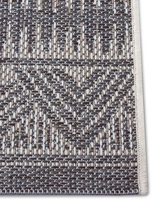 Hanse Home Collection koberce Kusový koberec Clyde 105906 Loto Grey Beige – na ven i na doma - 63x120 cm