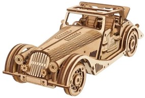 Ugears 3D dřevěné mechanické puzzle Sportovní auto Rapid Mouse