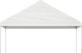 Altán se střechou bílý 8,92 x 5,88 x 3,75 m polyethylen 3155520