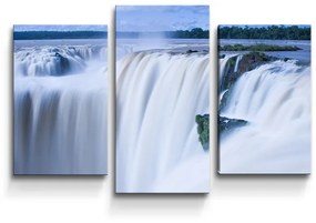 Sablio Obraz - 3-dílný Vodopád 3 - 75x50 cm