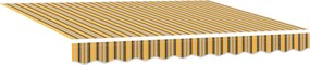 Stahovací markýza Vícebarevný 300 x 250 cm Polyester a hliník 3330019