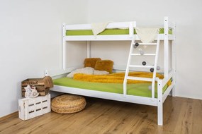 MAXIDO Dětská patrová postel Nela 200x120 bílá