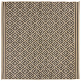 Flair Rugs koberce Kusový koberec Florence Alfresco Moretti Beige/Anthracite čtverec ROZMĚR: 200x200