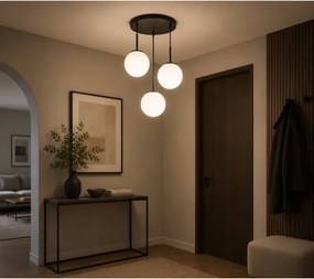 BRILAGI - Lustr na lanku MILO 3xE27/60W/230V černá