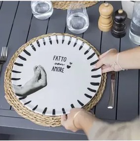 ZiiPa Talíř na pizzu 32,5cm Atina Carbon