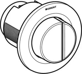 Geberit Splachovací systémy - Oddálené ovládání typ 01 | pneumatické |
