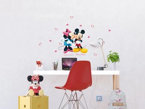 Dětská samolepka na zeď Minnie A Mickey, Disney | 30 x 30 cm | DDKS 1085