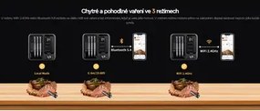 INKBIRD BBQ modrý bezdrátový teploměr se 4 sondami WiFi/100m  Bluetoot
