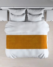 Hotelový přehoz – běhoun Velvet 60x200 cm barva žlutá látka lesklé, sametová