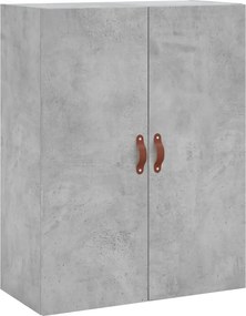 Skříň highboard betonově šedá 69,5x34x180 cm kompozitní dřevo 3195823