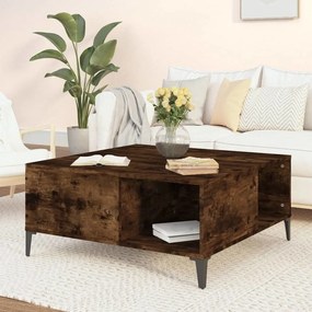 vidaXL Konferenční stolek 80 x 80 x 36,5 cm kompozitní dřevo [821103] Barva: kouřový dub