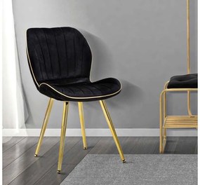 Designová jídelní židle Dandelion II černá
