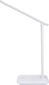 LED stolní lampička 10W, 490lm, změna CCT, stmívání, bílá