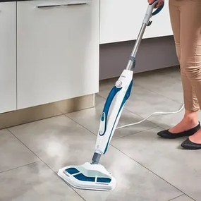 Polti Vaporetto SV460 double bílo-modrá / Parní mop / 2v1 / 0,3 l / 15