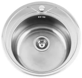 Sinks REDONDO 510 V 0,6 mm leštěný