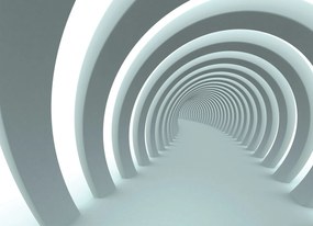 Malvis Tapeta Abstrakt tunel white Vel. (šířka x výška): 288 x 200 cm