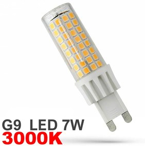 Žárovka G9 LED 7W - teplá barva světla