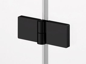Sanswiss ANNEA AN13W G+D sprchový kout čtvercový 120x120 cm Profil: Černá, Sklo: Hladké čiré, Rozměr: 120x120 cm