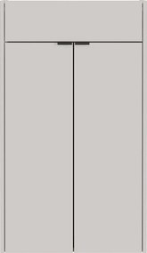 Krémová závěsná skříňka 56x97x22 cm Ameca – Germania