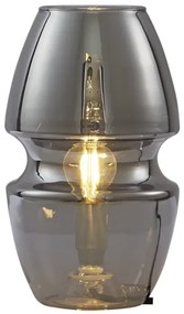 Stolní lampa ISA, kouřové sklo