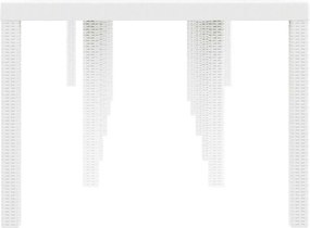 Zahradní stůl Bílá 350 x 100 x 74 cm polyratan 3378526