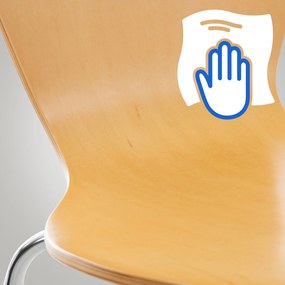Konferenční židle Calisto – přírodní