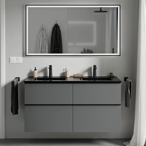 Koupelnová skříňka s dvojumyvadlem LAVOA 120 cm