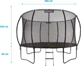 Marimex Comfort 366 cm + ochranná síť + schůdky