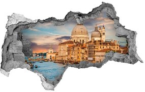 Wallmuralia Fototapeta díra na zeď 3D Benátky Itálie 95x73 cm