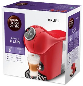 Kapslový kávovar Krups Nescafé Dolce Gusto Genio S Plus KP340510 červený