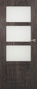 Interiérové dveře vasco doors PORTO model 4 Průchozí rozměr: 70 x 197 cm, Orientace dveří: Levé dveře, Dekor: Dub kartáčovaný