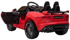 Goleto Luxusní dětské autíčko Jaguar a dálkovým ovládáním | červené