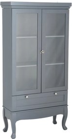 Šedá závěsná vitrína z MDF 85x170,5x35 cm Prato – Ellos Home