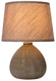 Lucide 47506/81/43 stolní lampa Ramzi, hnědá, E14, 26cm