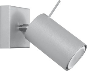 Sollux Lighting Nástěnné svítidlo RING 1 šedé